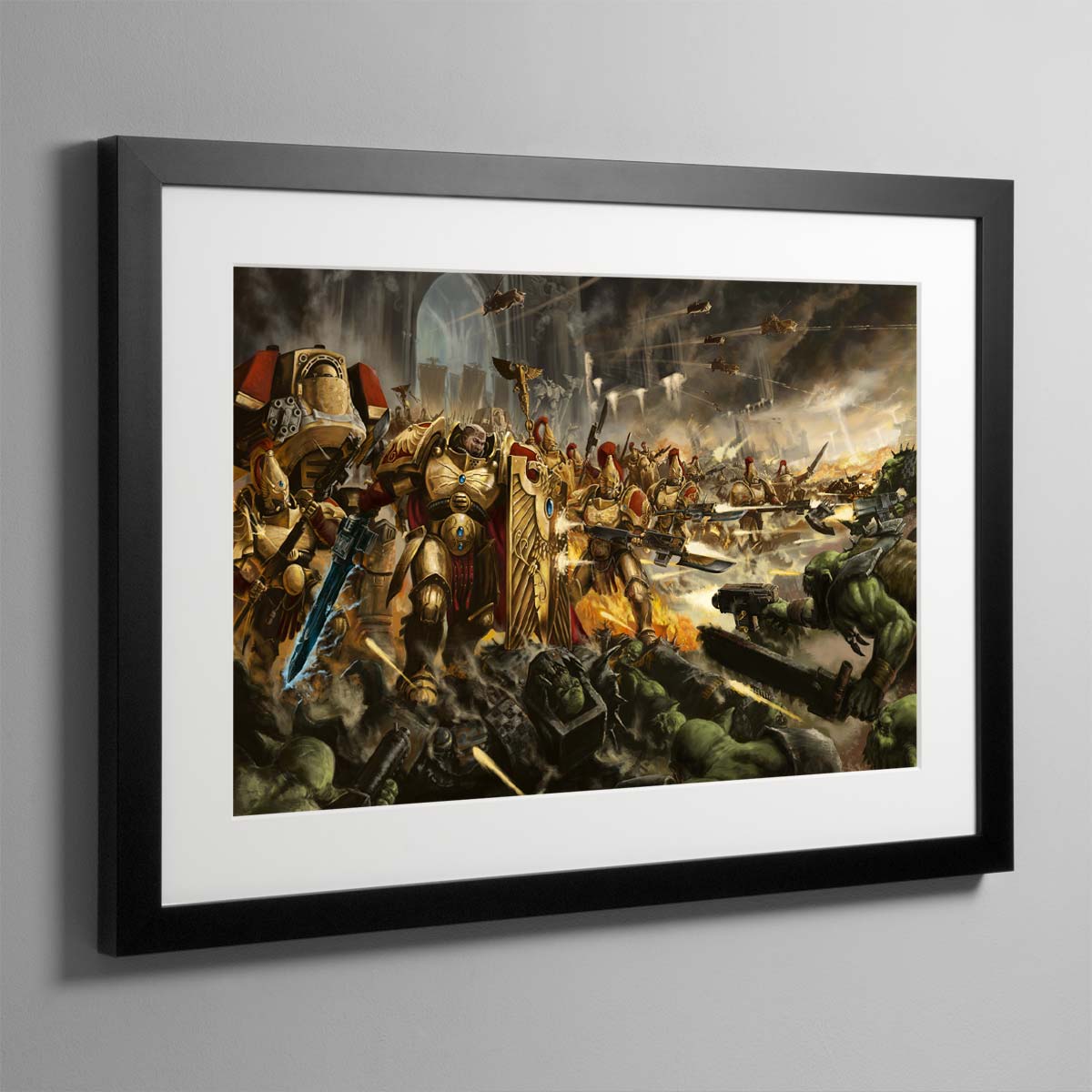 Brotherhood of Demigods Art Print – Warhammer 40K Collectible – Warhammer Art