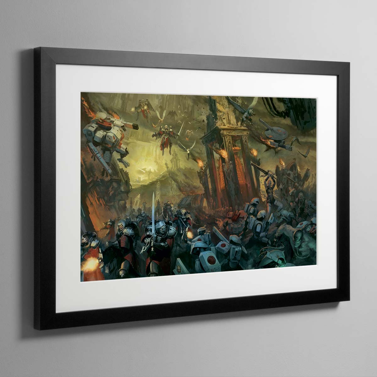 Sisters of Battle vs T'au Art Print – Warhammer 40K Collectible – Warhammer Art