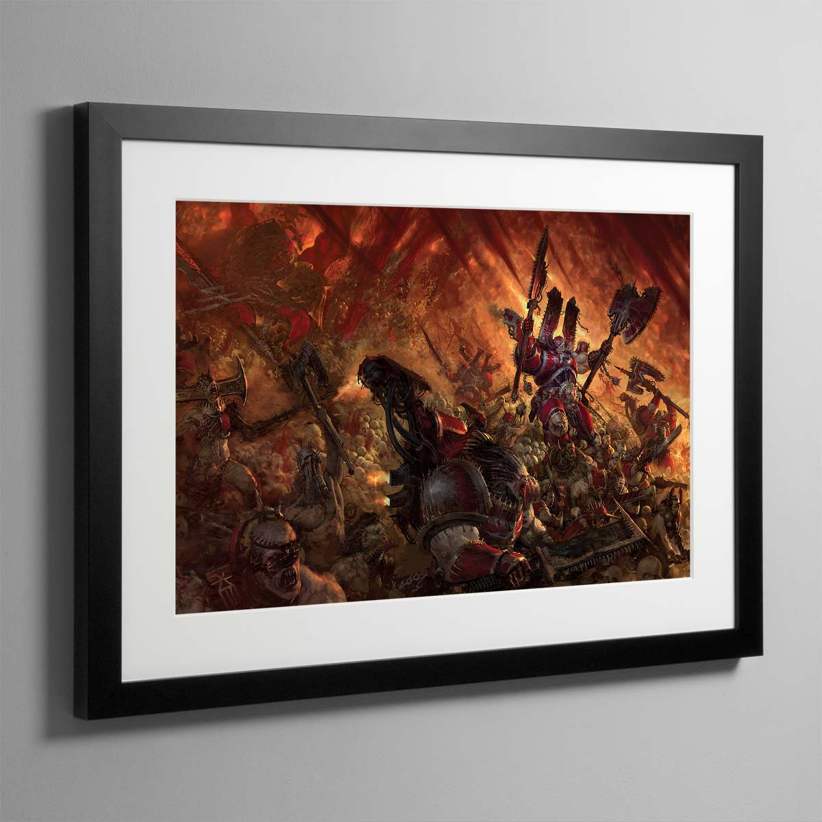 World Eaters Art Art Print – Warhammer 40K Collectible – Warhammer Art
