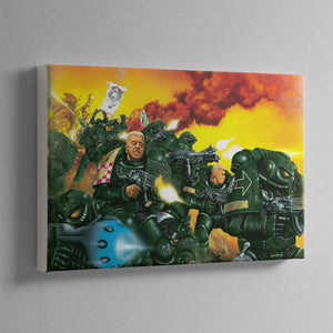 1989 Space Marine Box Cover Art Print – Warhammer 40K Collectible ...