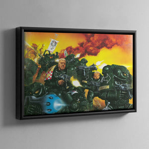 1989 Space Marine Box Cover Art Print – Warhammer 40K Collectible ...