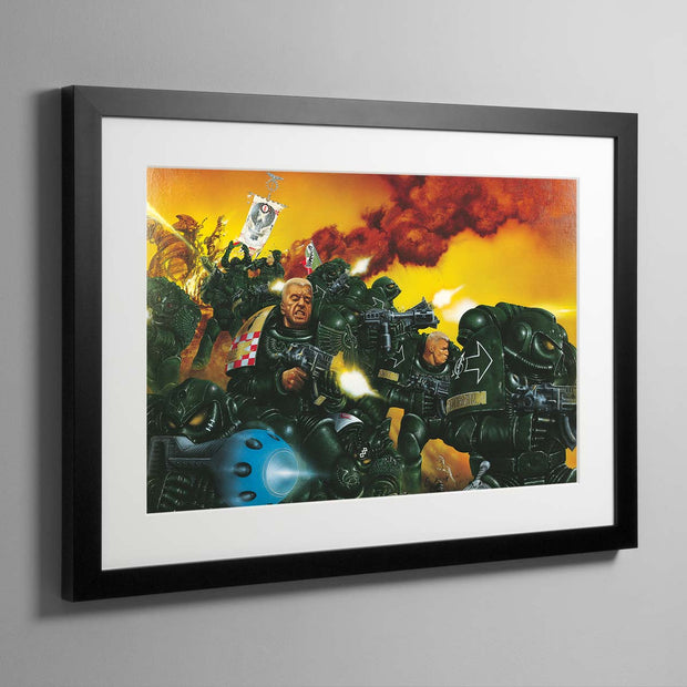 1989 Space Marine Box Cover Art Print – Warhammer 40K Collectible ...