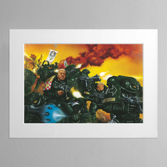 1989 Space Marine Box Cover Art Print – Warhammer 40K Collectible ...