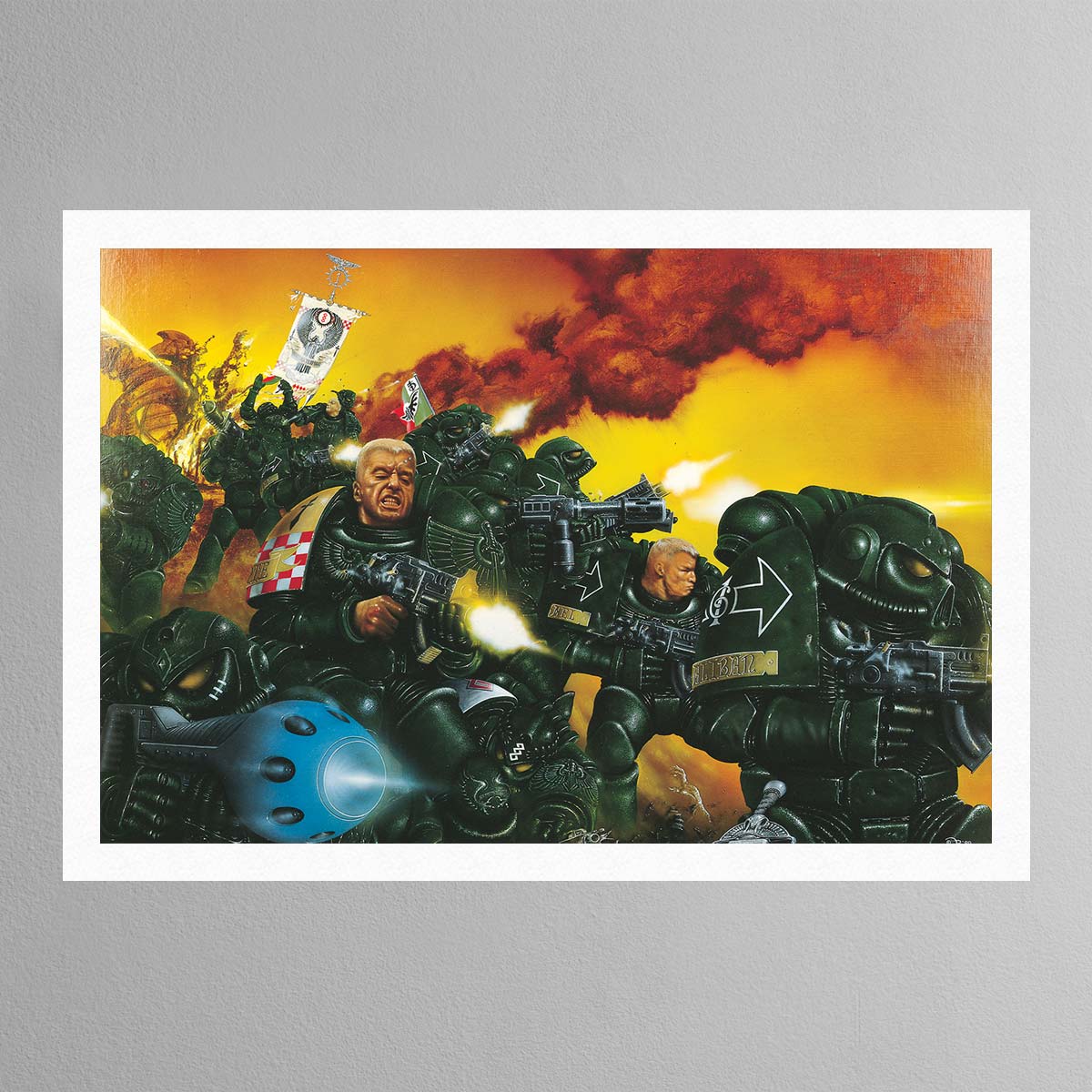 1989 Space Marine Box Cover - Warhammer Art