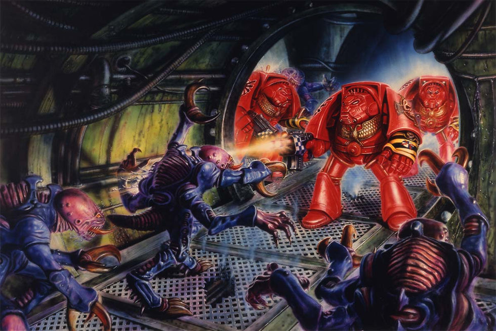 1st Edition Space Hulk Box Cover Art Print – Warhammer 40K Collectible ...