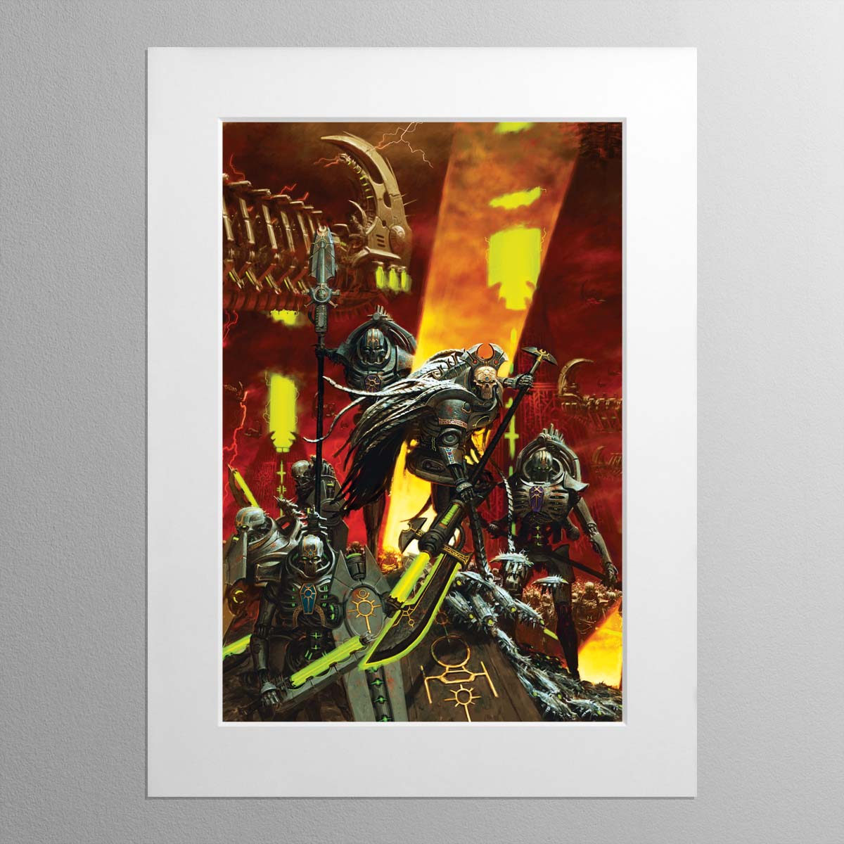 A Necron Artwork Dynasty Art Print – Warhammer 40K Collectible ...
