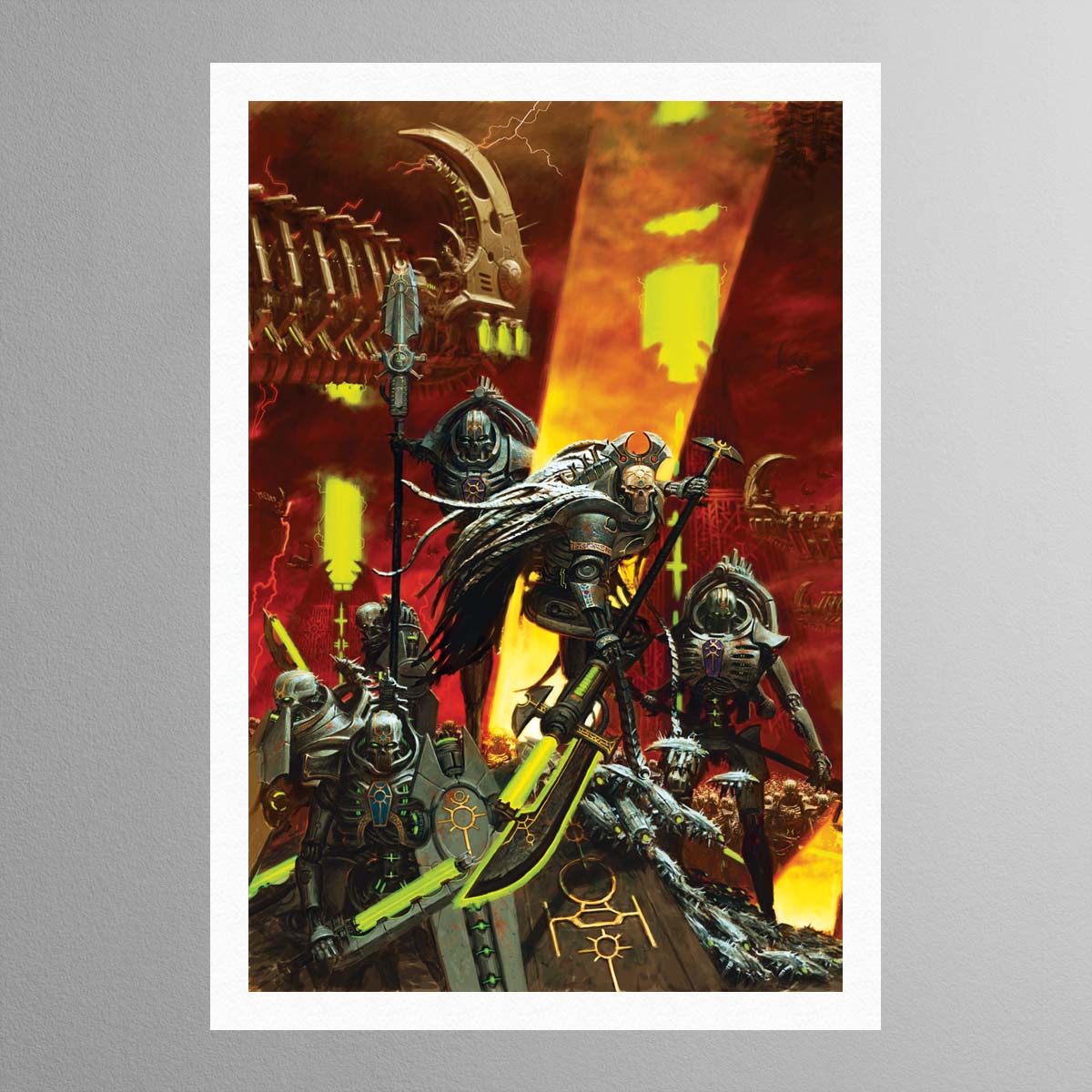 A Necron Artwork Dynasty Art Print – Warhammer 40K Collectible ...
