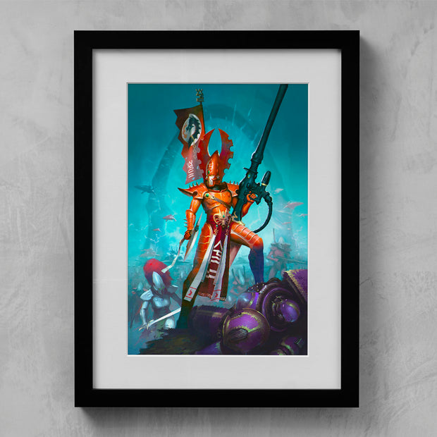 Aeldari Phoneix Lord Fuegan Art Print – Warhammer 40K Collectible ...