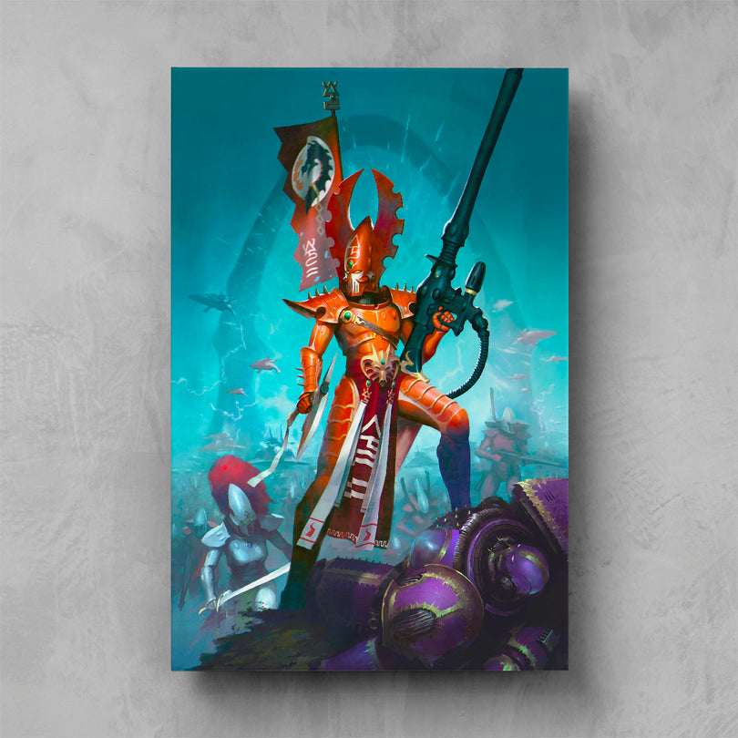 Aeldari Phoneix Lord Fuegan Art Print – Warhammer 40K Collectible ...