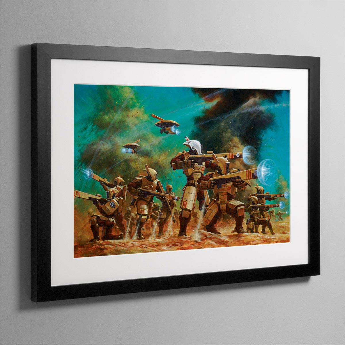 T'au Fire Warriors Art Print – Warhammer 40K Collectible – Warhammer Art