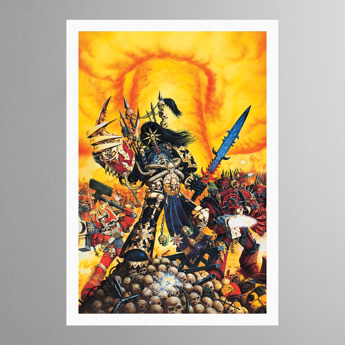 Abaddon Codex Cover Art Print – Warhammer 40K Collectible – Warhammer Art