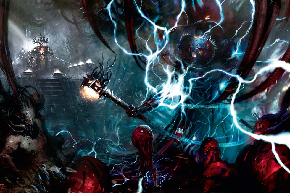 Abaddon Meets Vashtorr Art Print Warhammer 40k Collectible 2275