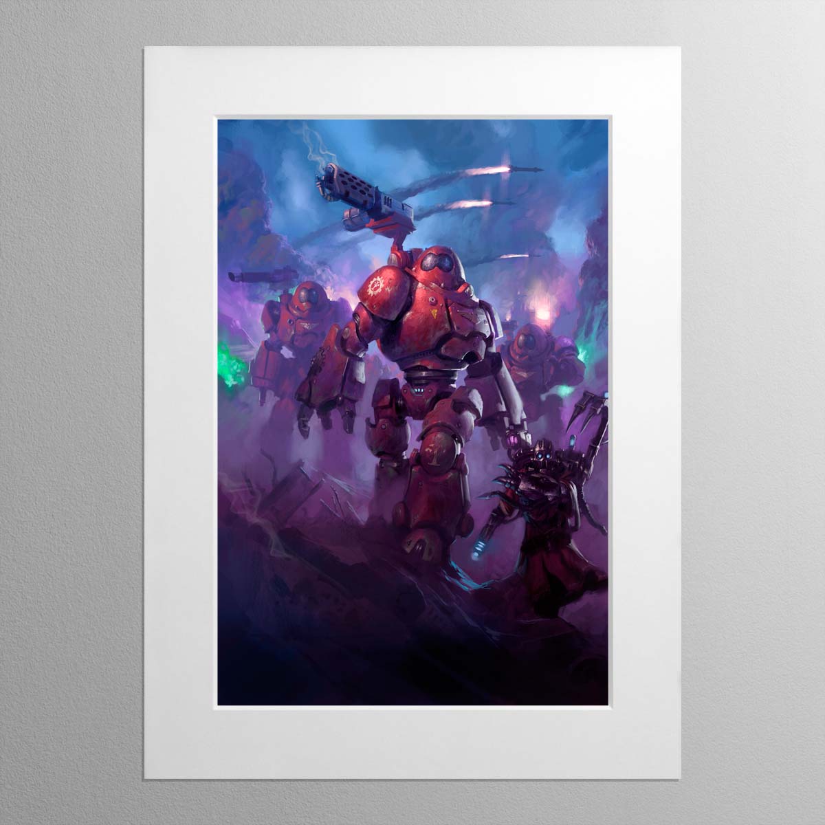 Adeptus Mechanicus Kastelan Robots Art Print – Warhammer 40K ...