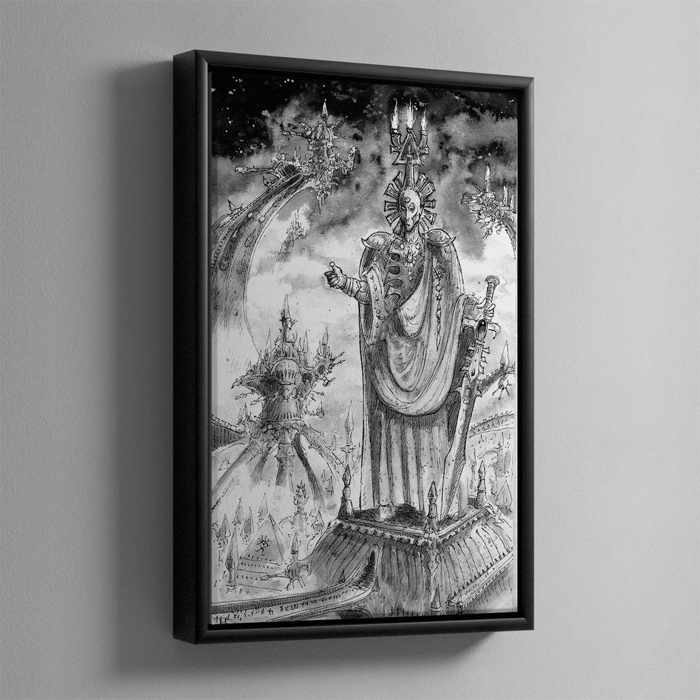 Aeldari Craftworld Art Print – Warhammer 40K Collectible – Warhammer Art