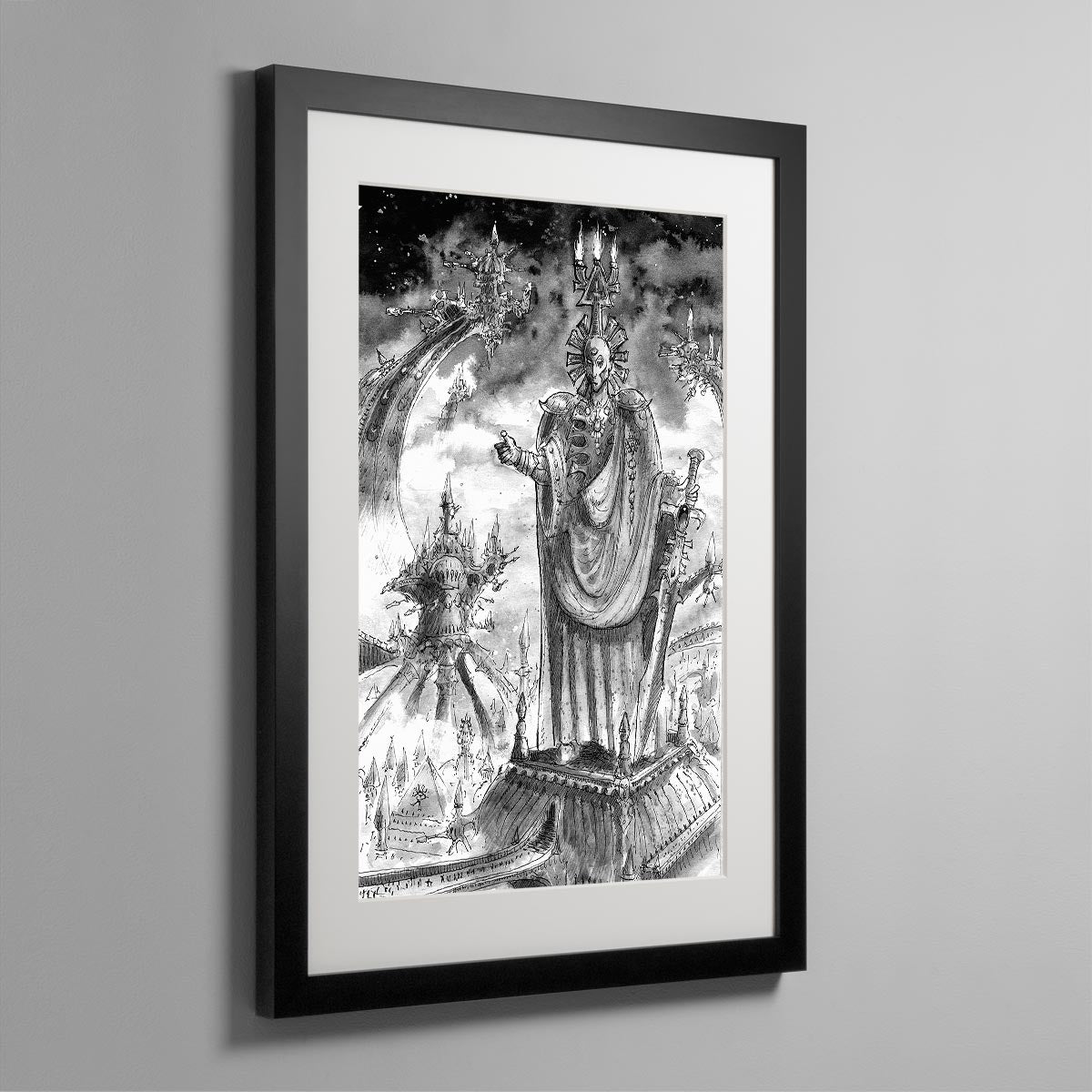 Aeldari Craftworld Art Print – Warhammer 40K Collectible – Warhammer Art
