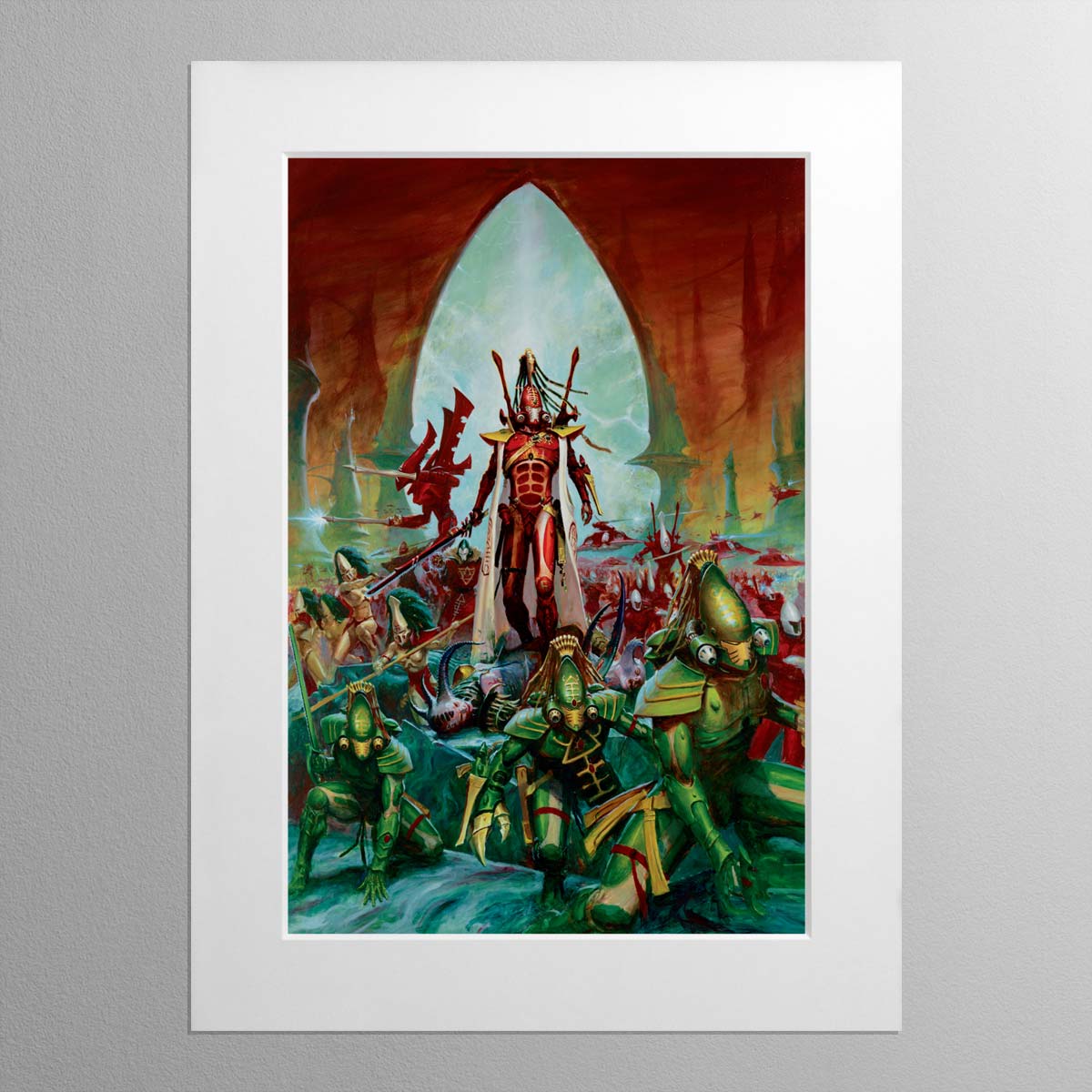 Aeldari Art Print – Warhammer 40K Collectible – Warhammer Art