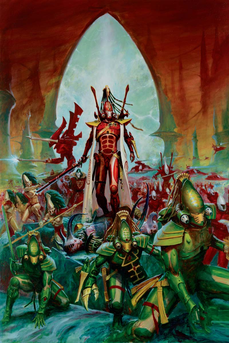 Aeldari Art Print – Warhammer 40K Collectible – Warhammer Art