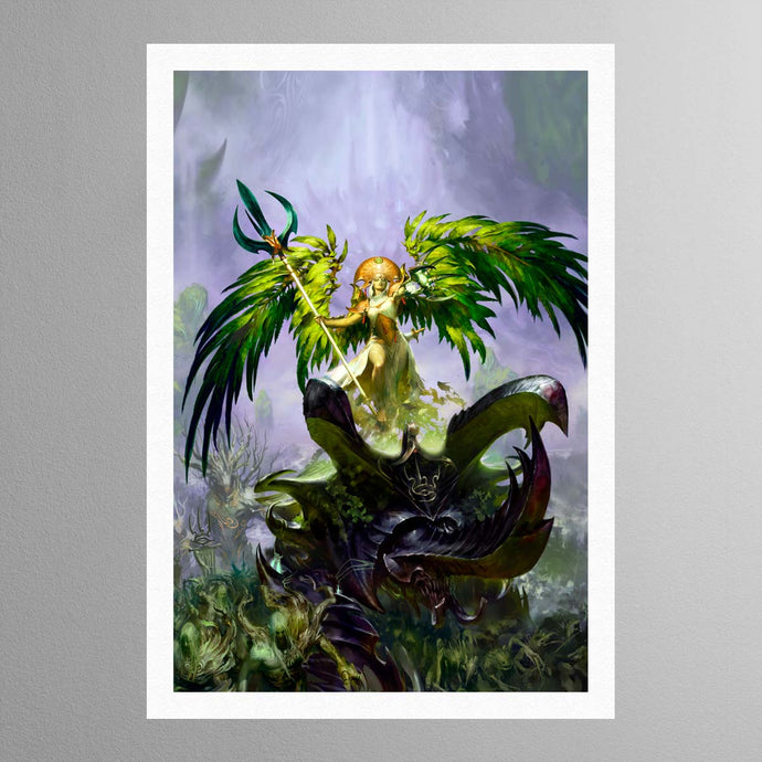 Alarielle the Everqueen Art Print – Age of Sigmar Collectible ...