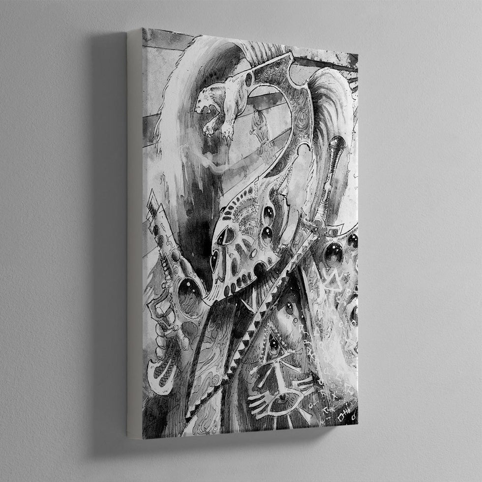 Aeldari Farseer Art Print – Warhammer 40K Collectible – Warhammer Art
