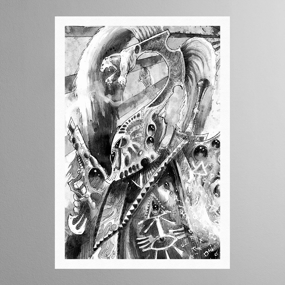 Aeldari Farseer Art Print – Warhammer 40K Collectible – Warhammer Art