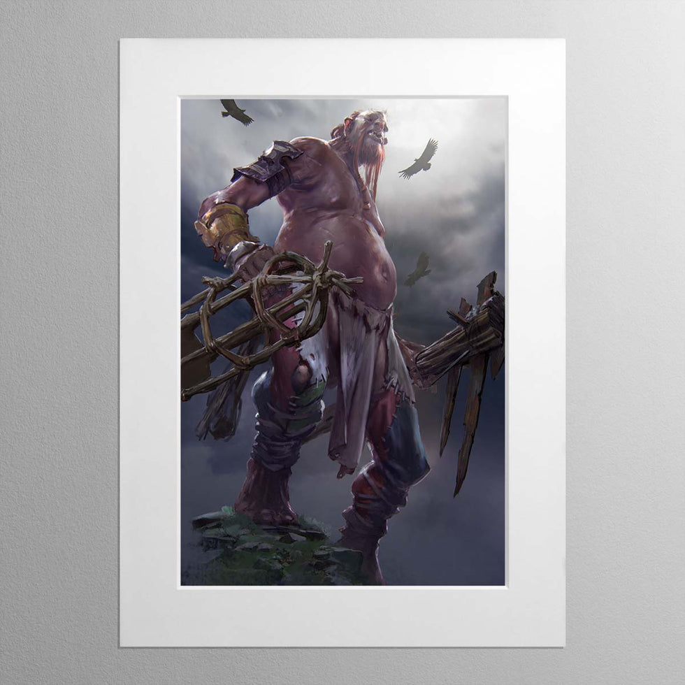 Aleguzzler Gargant Art Print – Age of Sigmar Collectible – Warhammer ...