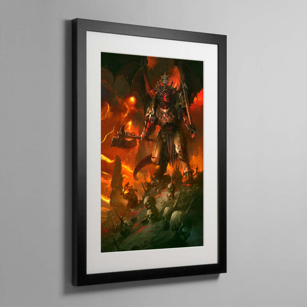 Angron, Primarch of the World Eaters Art Print – Warhammer 40K ...