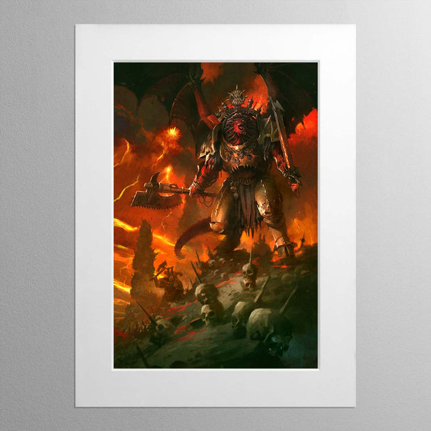Angron, Primarch of the World Eaters Art Print – Warhammer 40K ...