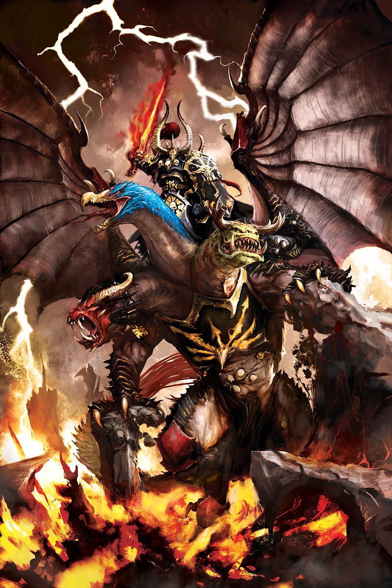 Archaon The Everchosen Art Print – Age of Sigmar Collectible ...