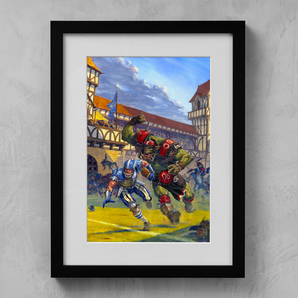 Blood Bowl Art Print – Game Artwork – Warhammer Art