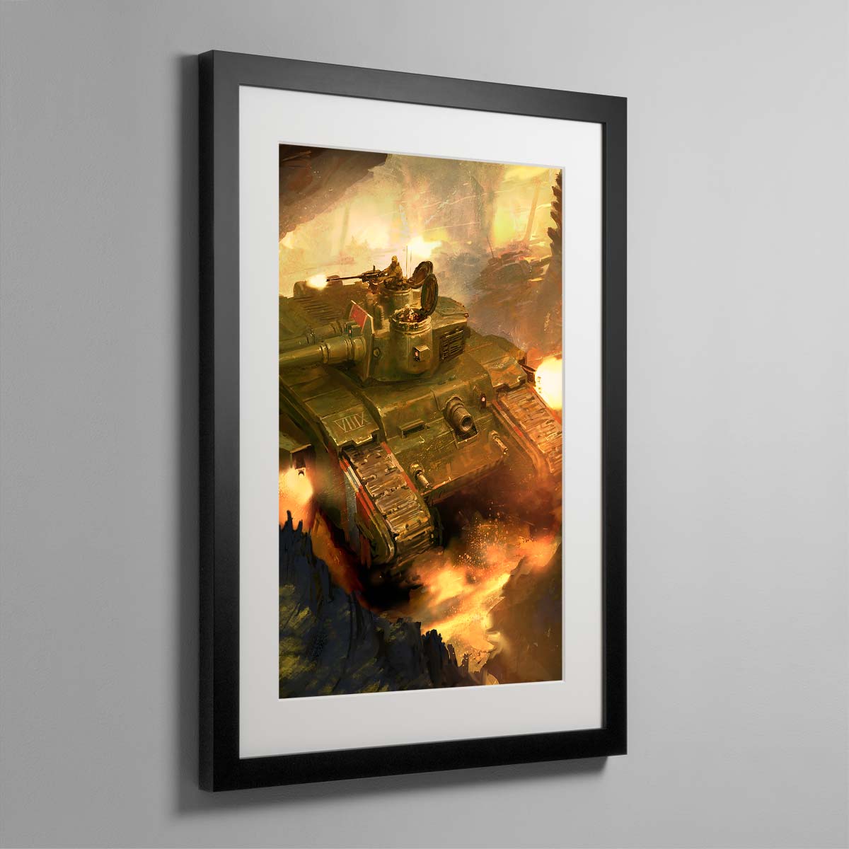 Rogal Dorn Battle Tank Art Print – Warhammer 40K Collectible ...