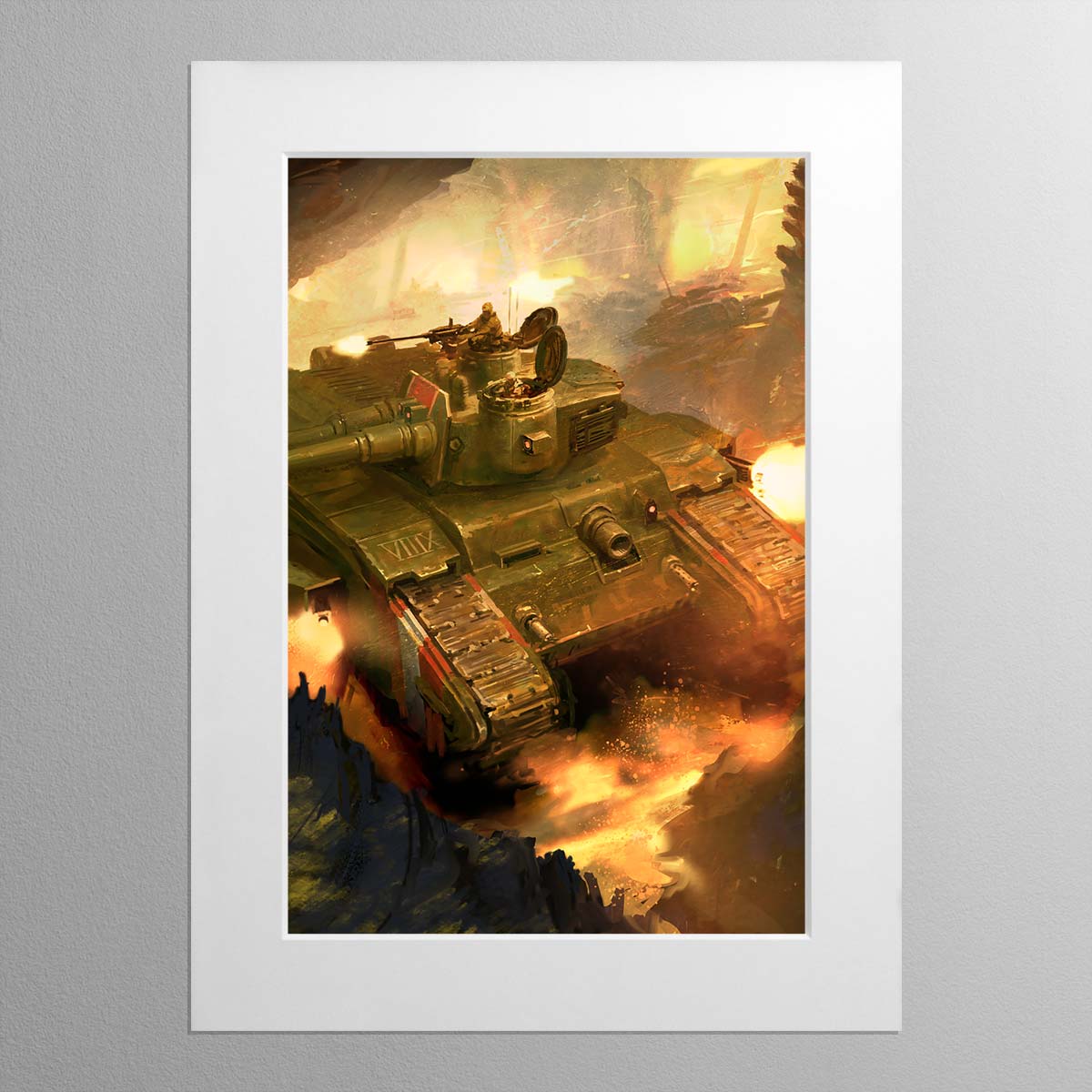 Rogal Dorn Battle Tank Art Print – Warhammer 40K Collectible ...