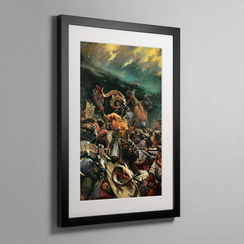 Beastmen Art Print – The Old World Collectible – Warhammer Art
