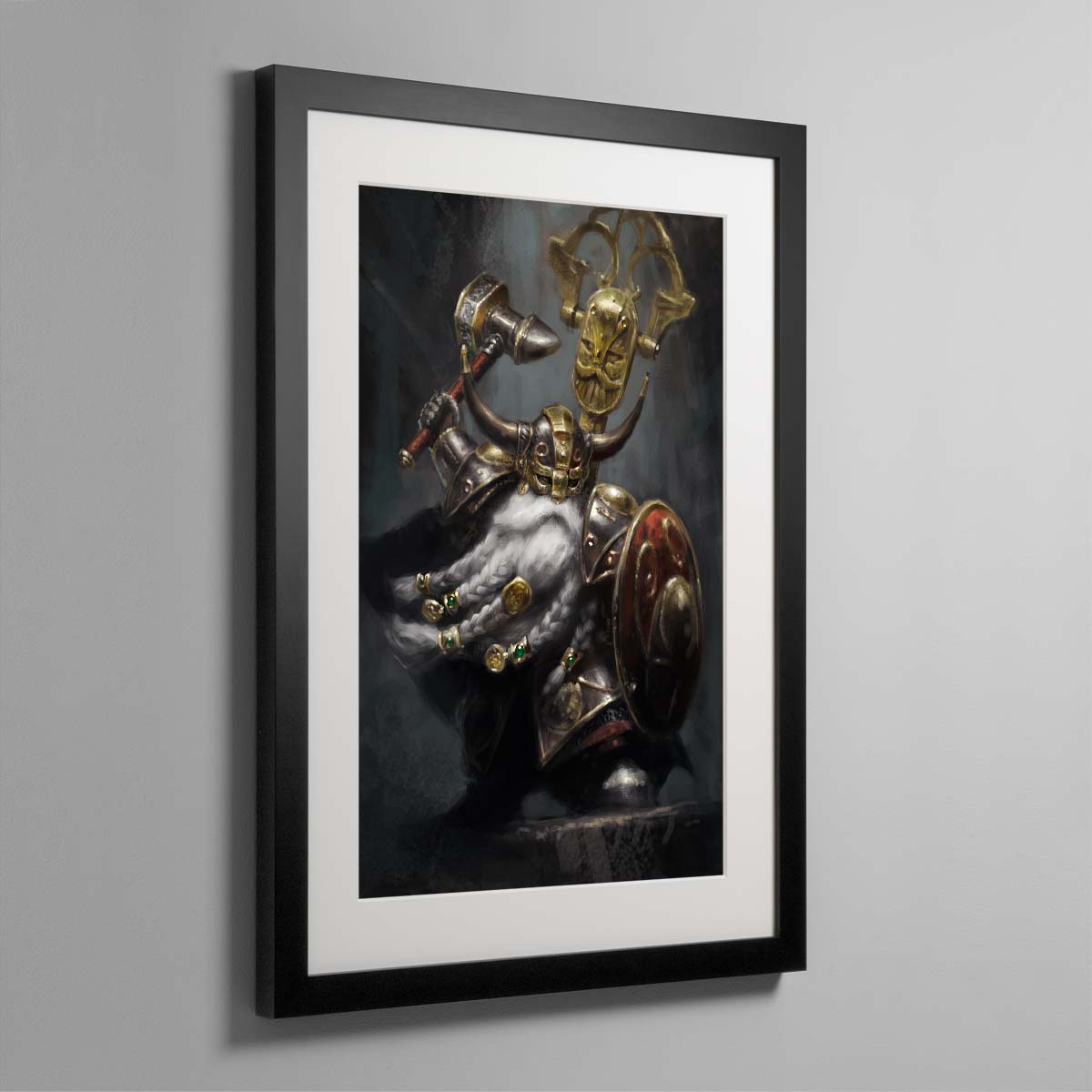 Belegar Ironhammer Art Print – Age of Sigmar Collectible – Warhammer ...
