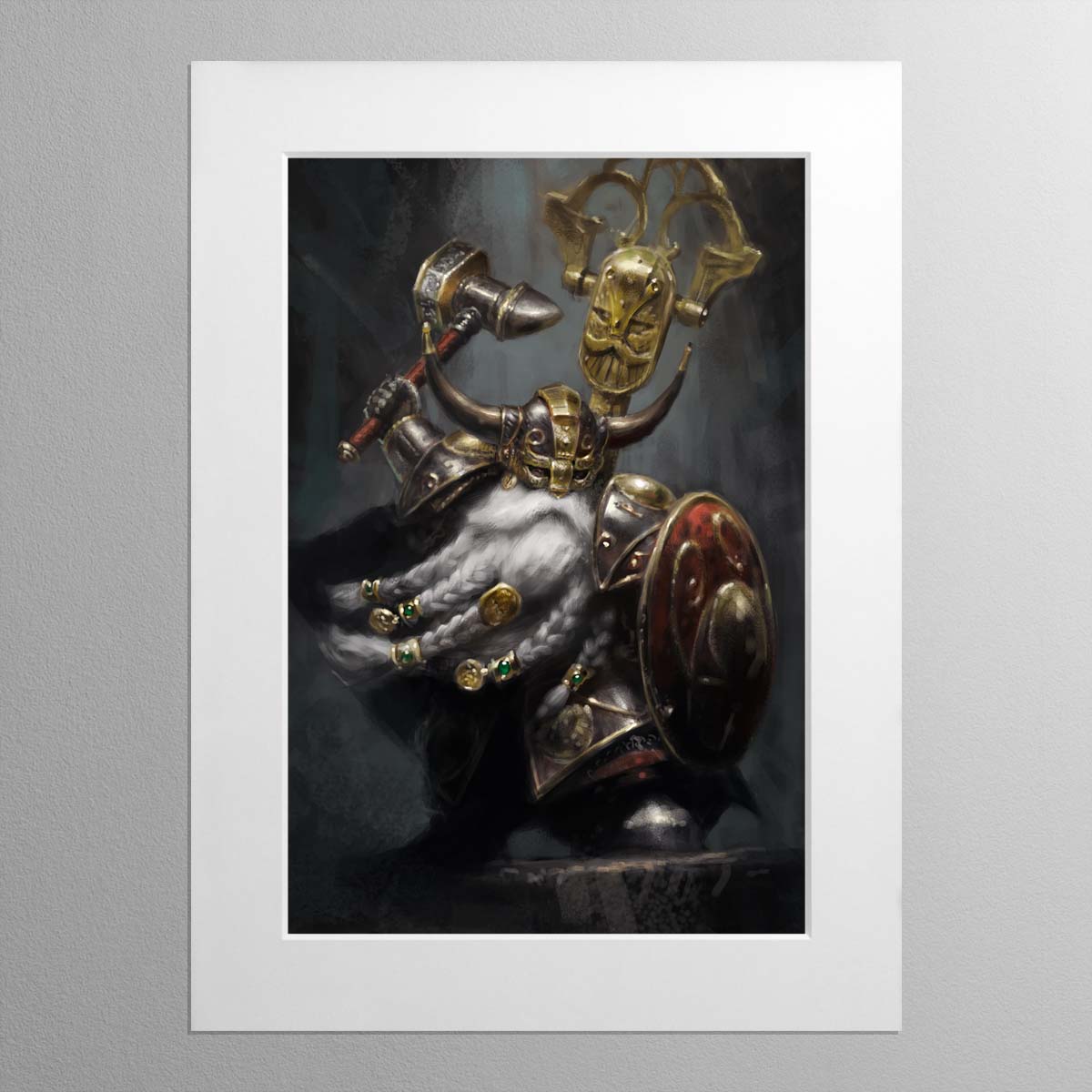Belegar Ironhammer Art Print – Age of Sigmar Collectible – Warhammer ...
