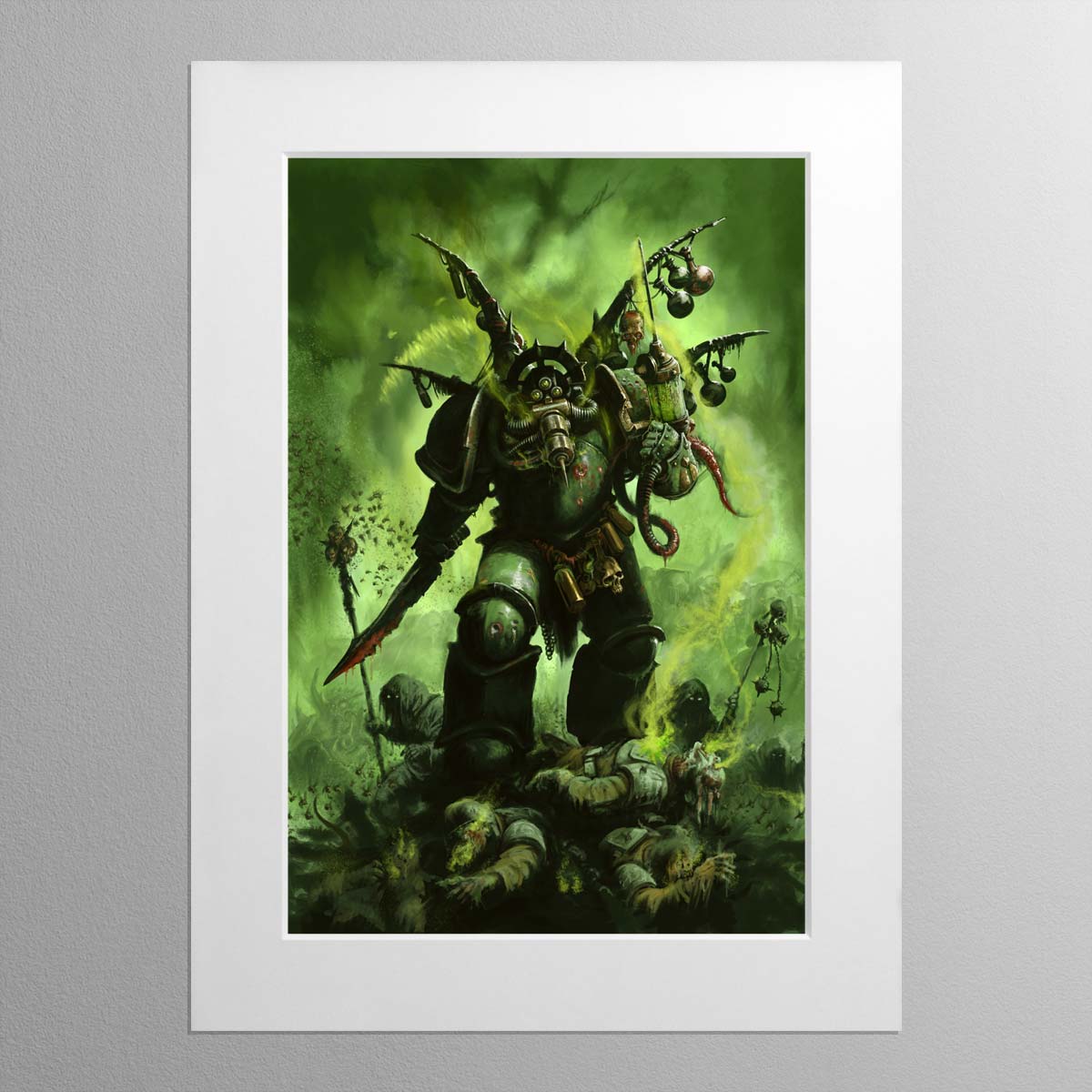 Biologus Putrifier Art Print – Warhammer 40K Collectible – Warhammer Art