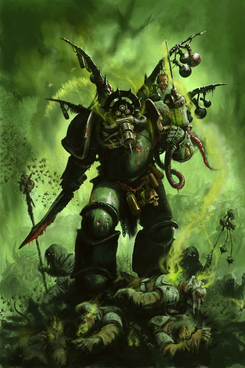 Biologus Putrifier Art Print – Warhammer 40K Collectible – Warhammer Art