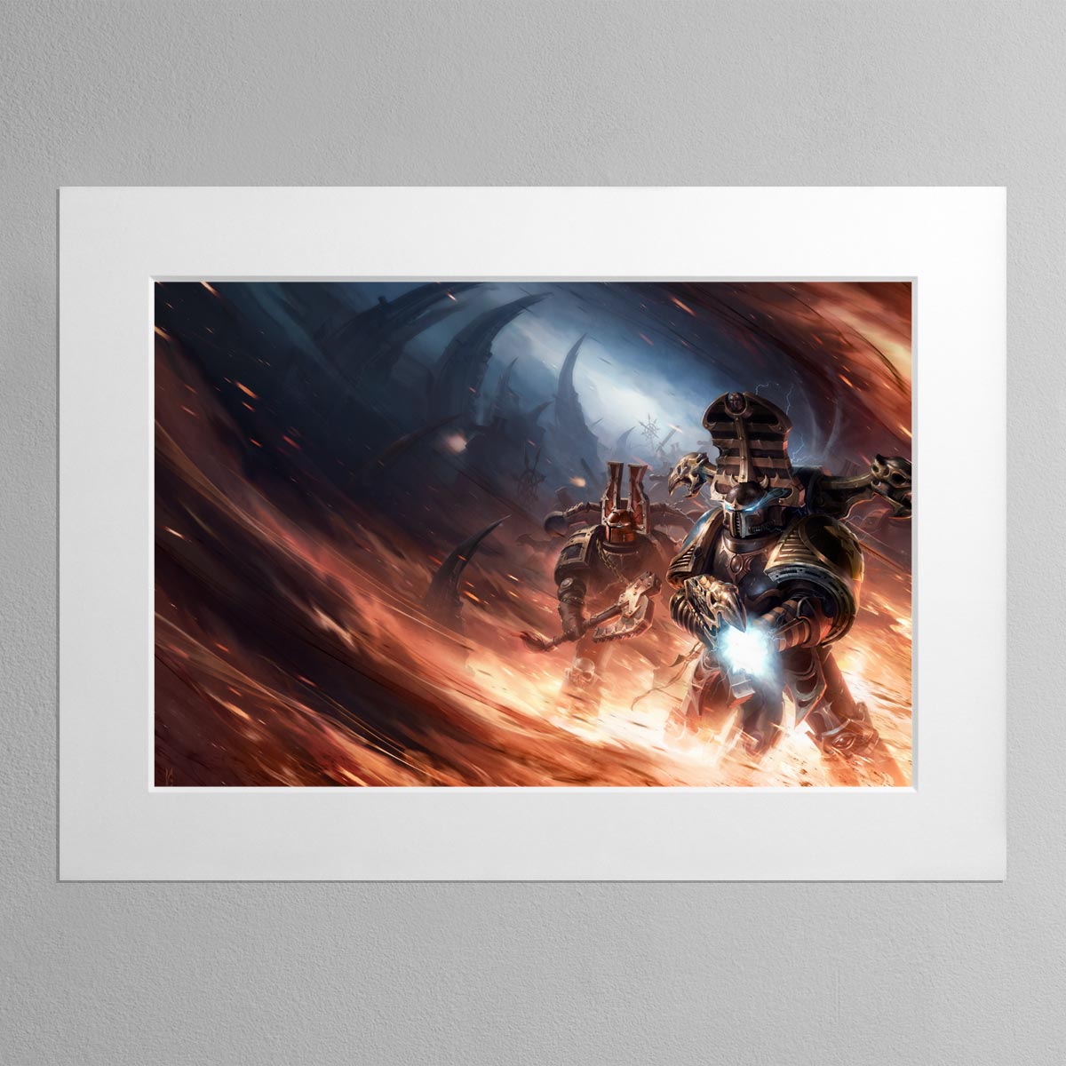 Black Legion Art Print – Warhammer 40K Collectible – Warhammer Art