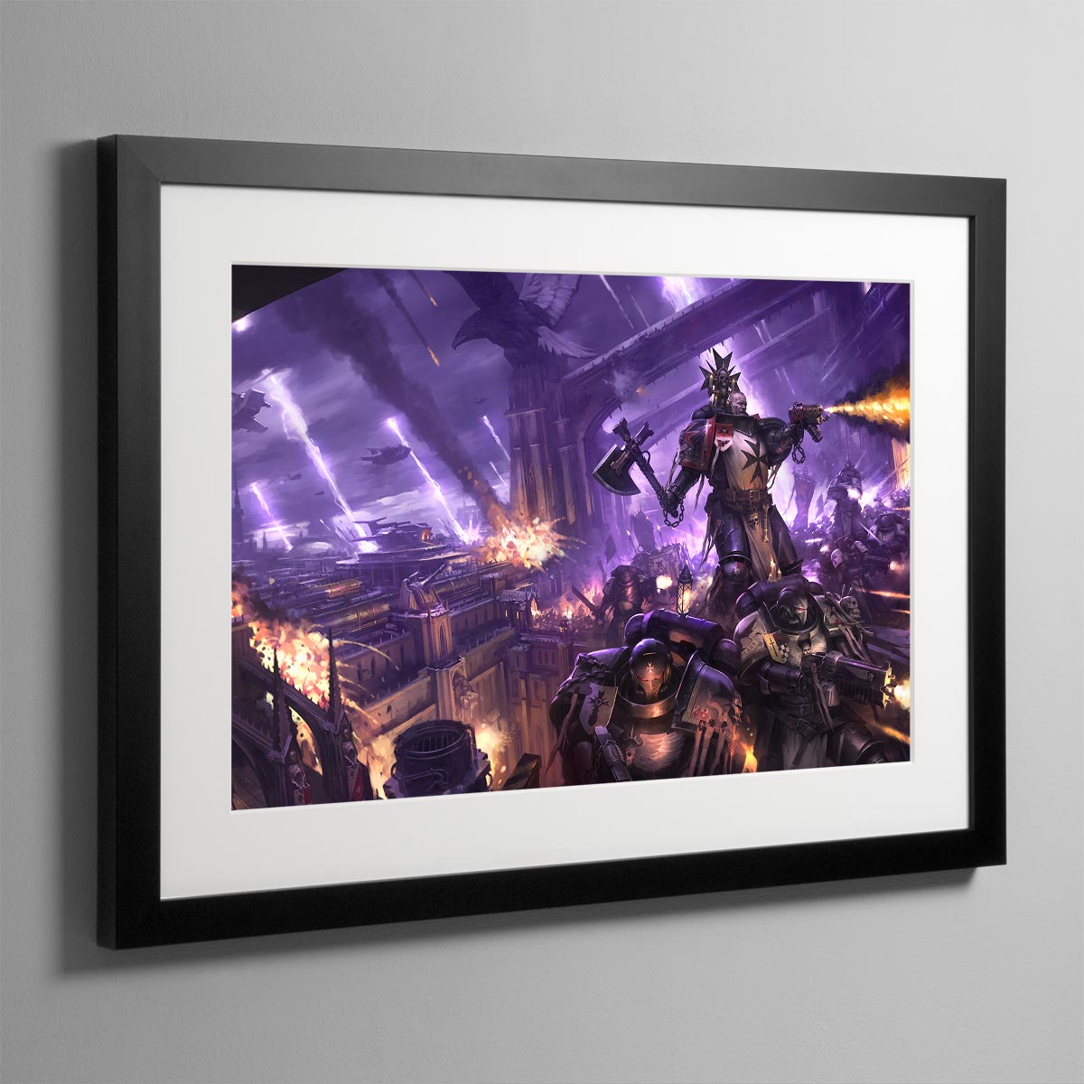 Black Templar Codex Cover Art Art Print – Warhammer 40K Collectible ...