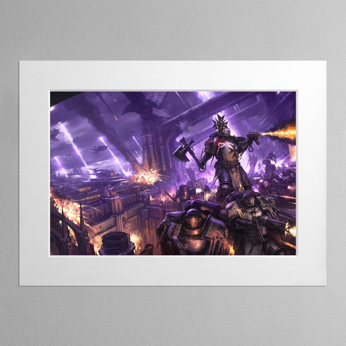 Black Templar Codex Cover Art Art Print – Warhammer 40K Collectible ...