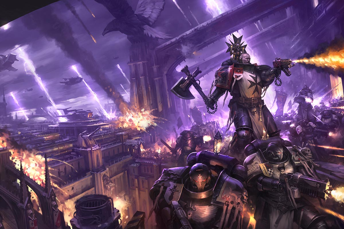 Black Templar Codex Cover – Warhammer Art