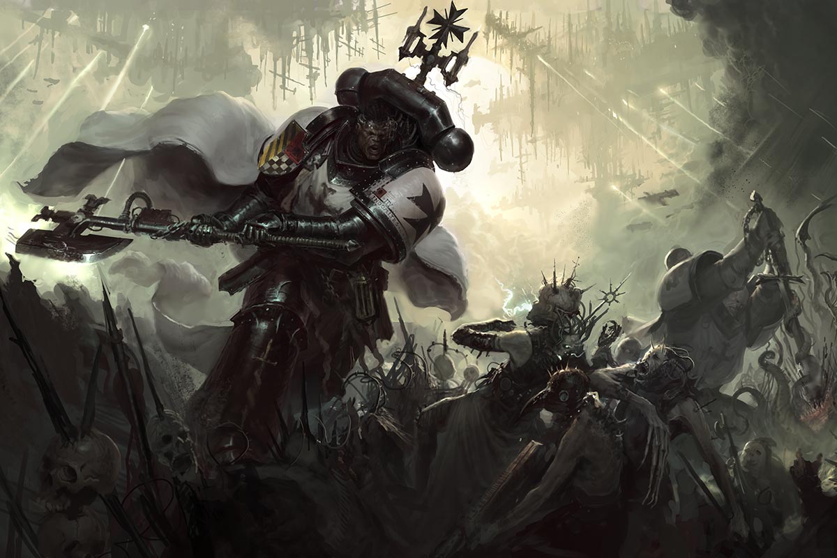 Black Templars - Era Indomitus - Warhammer Art