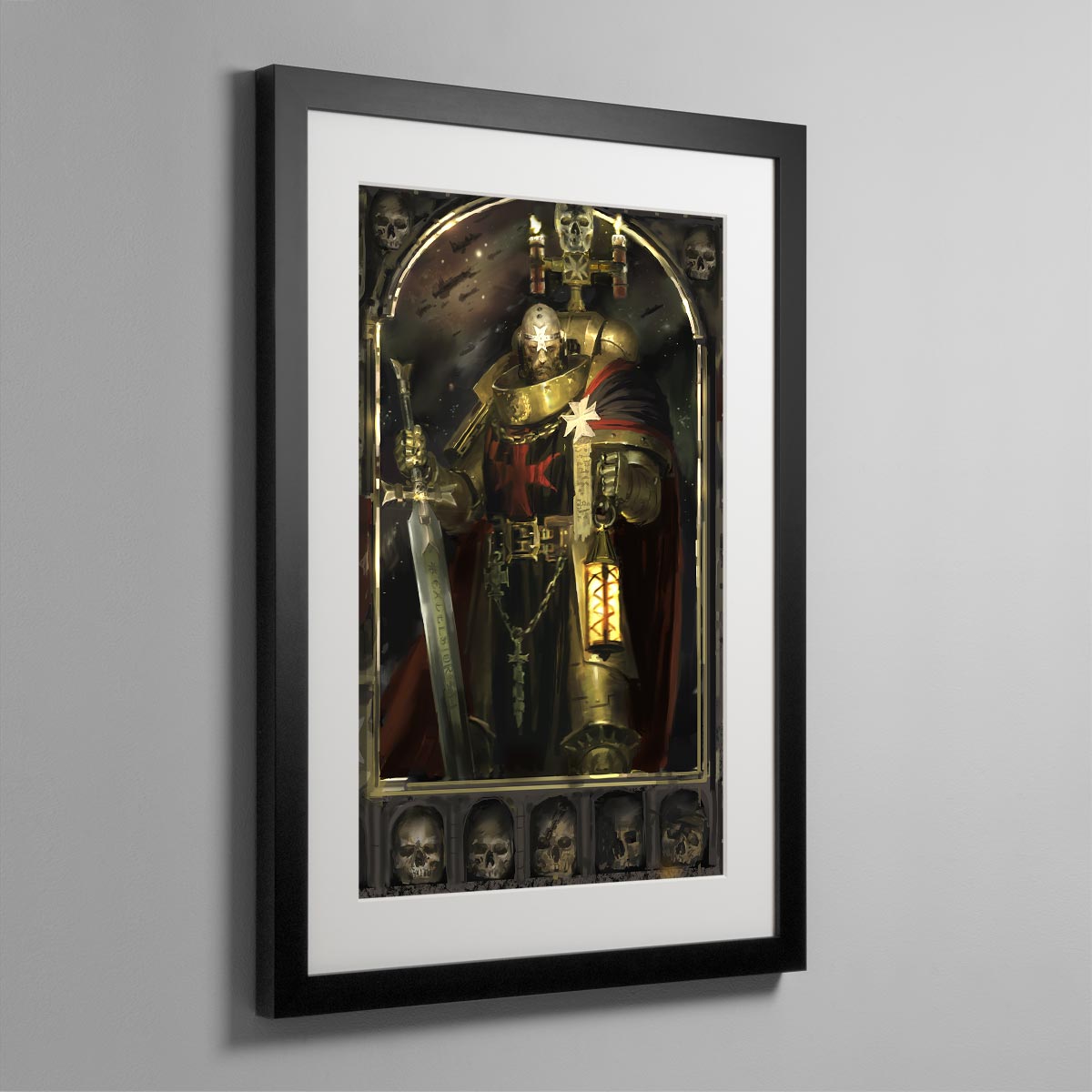 Black Templars - High Marshal Helbrecht Art Print – Warhammer 40K ...