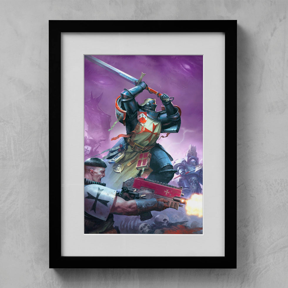 Black Templars Codex 10th Edition Art Art Print – Warhammer 40K ...
