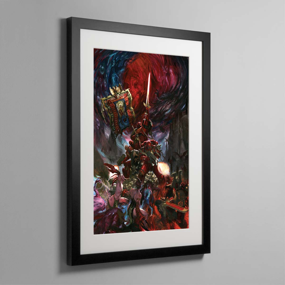 Blood Angels Company Command Art Print – Warhammer 40K Collectible ...