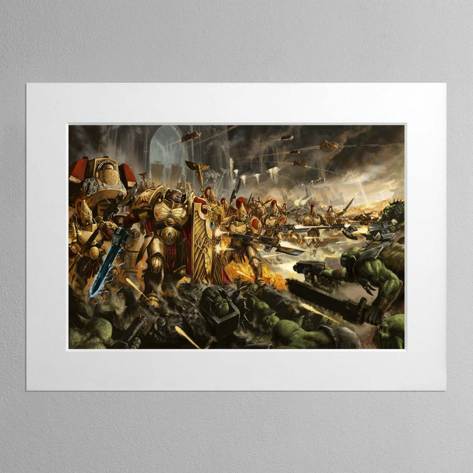 Brotherhood of Demigods Art Print – Warhammer 40K Collectible ...
