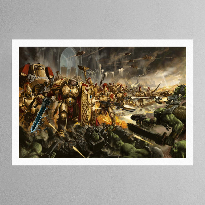 Brotherhood of Demigods Art Print – Warhammer 40K Collectible ...