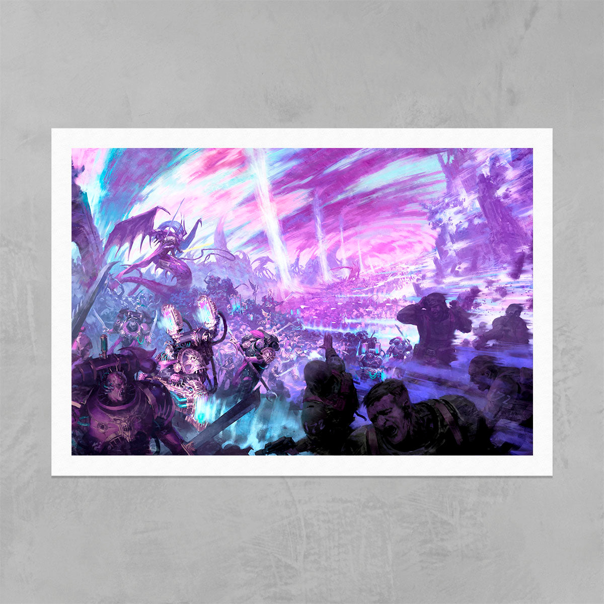 Champions of Slaanesh Art Print – Warhammer 40K Collectible – Warhammer Art