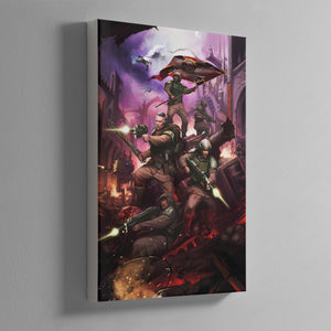 Cadia Stands Art Print – Warhammer 40K Collectible – Warhammer Art