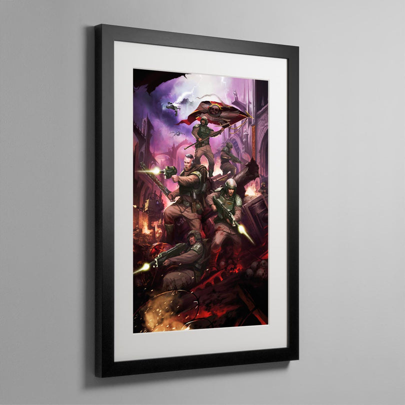 Cadia Stands Art Print – Warhammer 40K Collectible – Warhammer Art