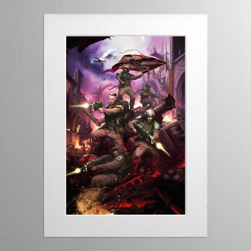 Cadia Stands Art Print – Warhammer 40K Collectible – Warhammer Art